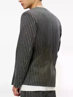 HAMZA 247 Striped Blazer