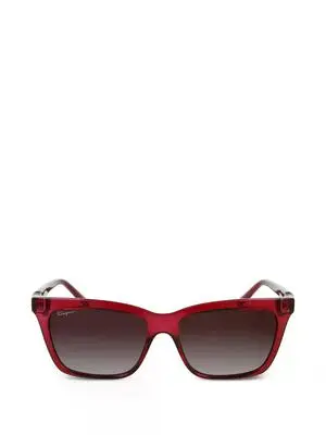 FERRAGAMO Square-frame Sunglasses - Red