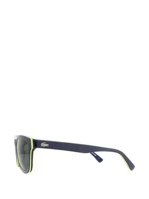 Lacoste Full-rim Rectangle Sunglasses - Blue