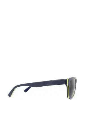 Lacoste Full-rim Rectangle Sunglasses - Blue