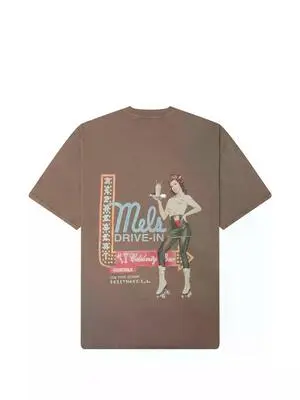 REPRESENT X Mel's Diner Pocket Graphic T-shirt - Brown