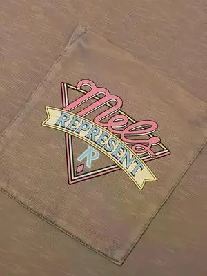 REPRESENT X Mel's Diner Pocket Graphic T-shirt - Brown