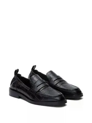 3.1 Phillip Lim Alexa Textured Loafers - Black