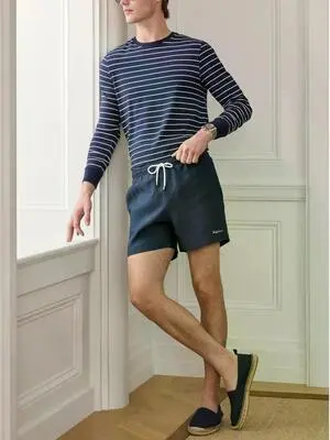 Ralph Lauren Purple Label Amalfi Linen Swim Shorts