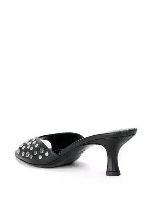 Staud Brigitte Studded Sandals - Black