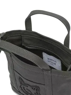 Maison Kitsuné Fox Head Tote Bag - Grey