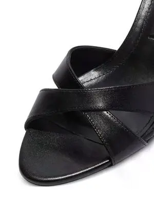 AeydĒ Vero Crossover Strap Sandals - Black