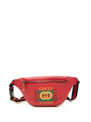 Gucci Leather Logo Belt Bag