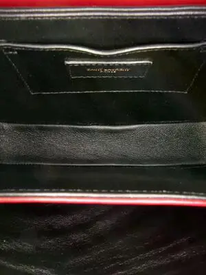 Saint Laurent 2020 Medium Calfskin Solferino Satchel - Red