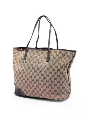 Gucci Large Gg Canvas Britt Tote Bag