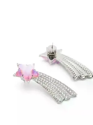 YVMIN Star Embellished Drop Earrings