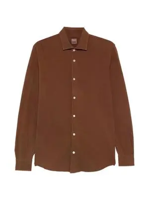 Fedeli Buttoned Shirt - Brown
