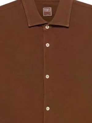 Fedeli Buttoned Shirt - Brown