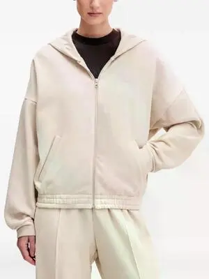 Adidas Embroidered Drawstring Tracksuit - Neutrals