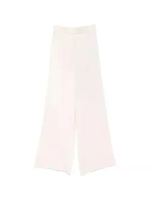 Patrizia Pepe Elastic-waist Wide-leg Pants