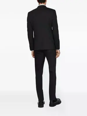 Dolce & Gabbana Double-breasted Stretch Wool Martini-fit Suit - Blue