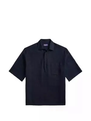 Ralph Lauren Purple Label Short-sleeve Polo Shirt - Blue