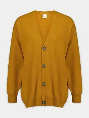PAULA Rubelita Cashmere Short Cardigan - Orange