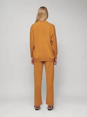 PAULA Rubelita Cashmere Short Cardigan - Orange
