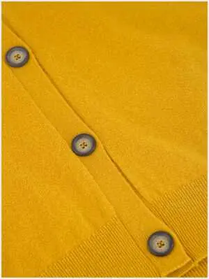 PAULA Rubelita Cashmere Short Cardigan - Orange