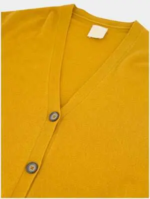 PAULA Rubelita Cashmere Short Cardigan - Orange