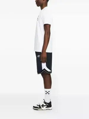 Off-White Logo-embroidered Track Shorts