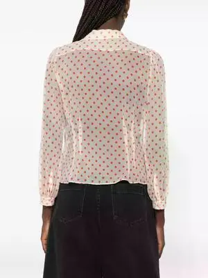N°21 Polka-dot Sheer Top