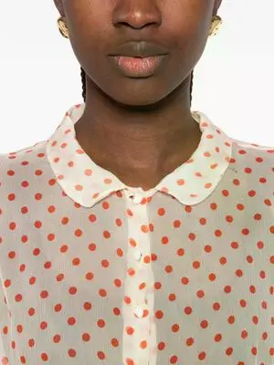 N°21 Polka-dot Sheer Top