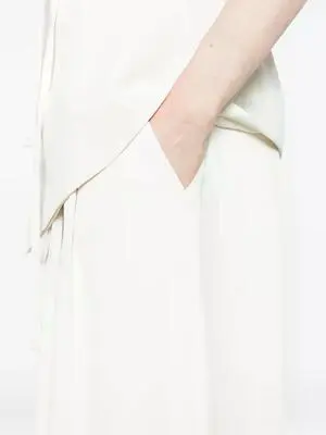 PHILIA LOFT Pleated Wide-leg Trousers