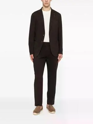 SANTANIELLO Pocket Suit - Brown