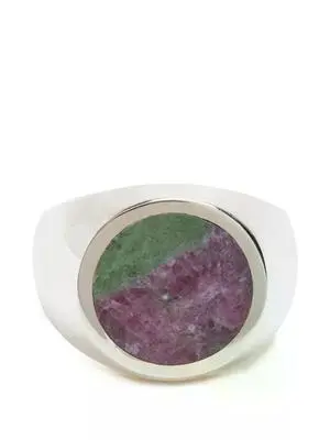 LEGIER Round Signet Ring - Silver