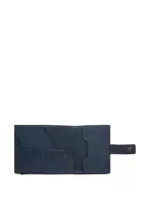 PIQUADRO Pop-up Leather Cardholder - Blue