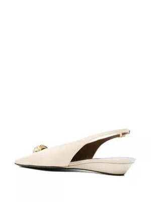 GIUSEPPE ZANOTTI Gold-tone Detail Sandals - Neutrals