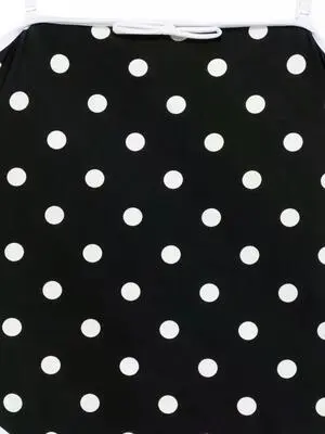 SELF-PORTRAIT Polka-dot One Piece Swimsuit - Black