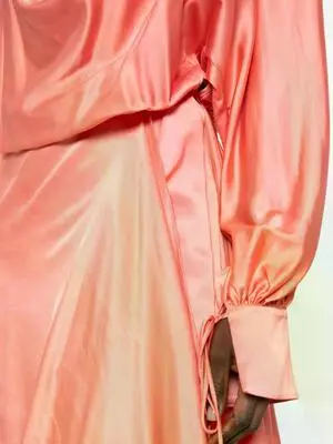 LES FILLES D'EVA Draped Cowl-neck Dress