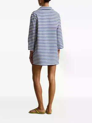 Polo Ralph Lauren Striped V-neck Mini Dress