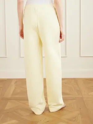 THE ELDER STATESMAN Coast Cotton-jersey Sweatpants - Yellow