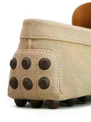TOD'S Logo-detail Loafers - Neutrals