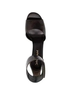 Jeffrey Campbell Leather Ankle Strap Stiletto Sandals
