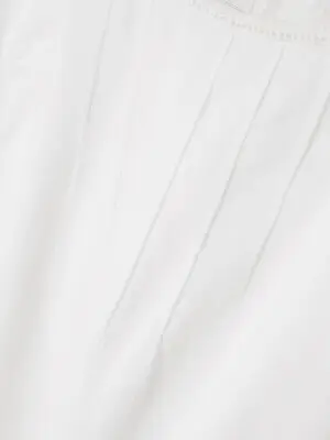 Posse Danielle Lace-trimmed Mini Dress - White