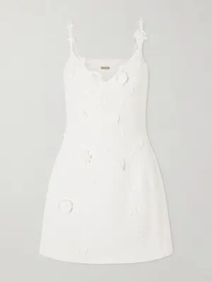 Cult Gaia Flora Appliquéd Mini Dress