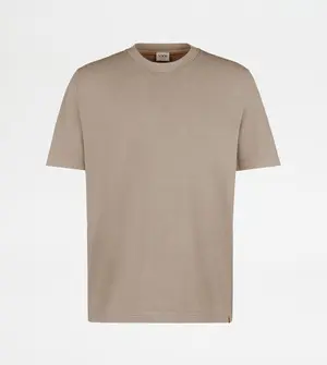 TOD'S T-shirt In Jersey - Brown