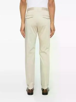 PT TORINO Pressed-crease Slim-fit Tailored Trousers - Neutrals
