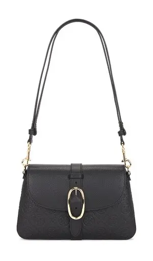 Tory Burch T Monogram Pebble Soft Small Shoulder Bag