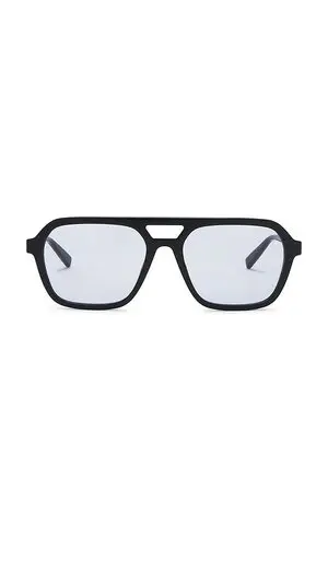 Saint Laurent Sl Logo Rectangular Sunglasses - Black