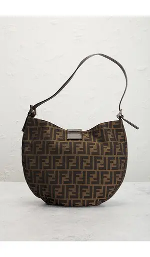 FWRD RENEW Fendi Zucca Hobo Bag