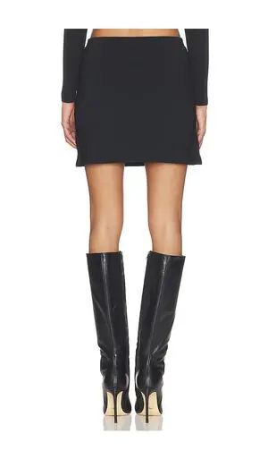 Alexander Wang Mini Skirt With Jacquard Logo Slit