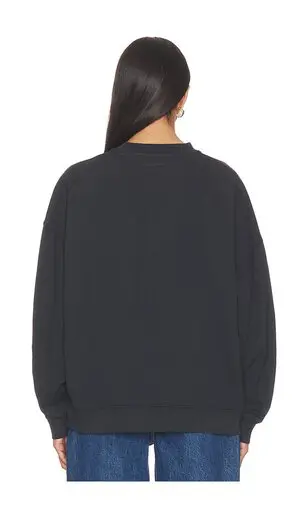 ANINE BING Miles Tiger Sweatshirt - Black