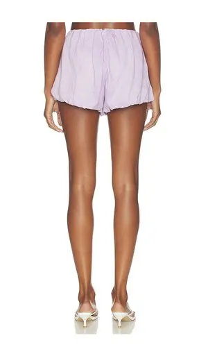 AEXAE Linen Balloon Short - Lavender