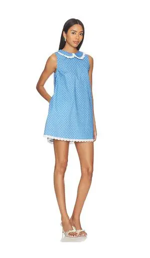 Caroline Constas Juliette Mini Dress - Blue